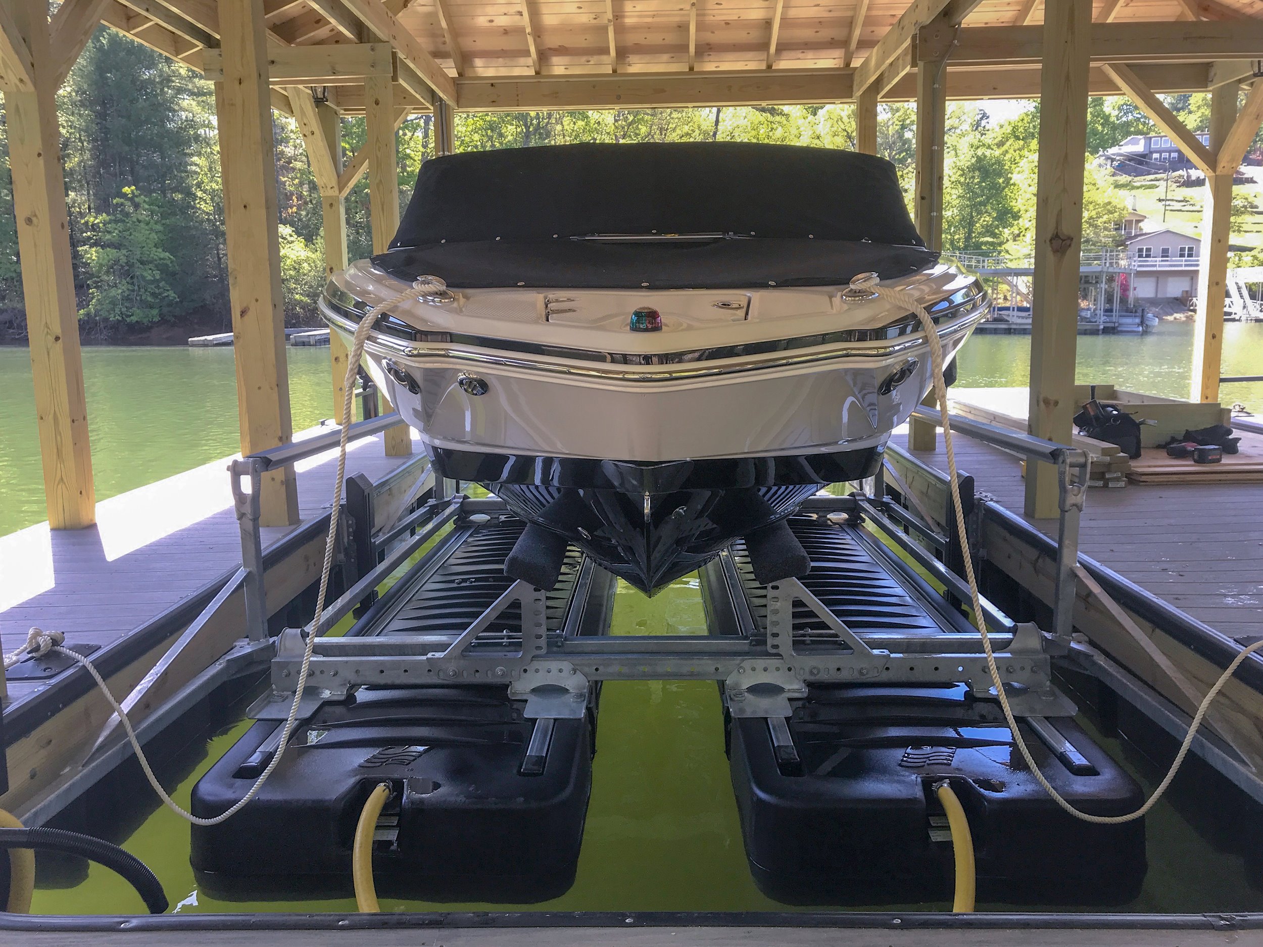 Floating Boat Lift Models: Boat Hoist Series | HydroHoist